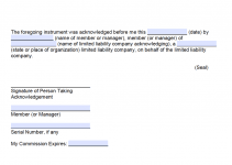 Free Alaska Notary Acknowledgement - Corporation - PDF - Word