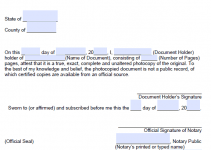 Free South Carolina Notarial Certificate - Jurat Statement - PDF - Word