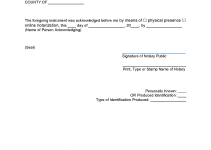 Free Florida Notarial Certificate - Jurat - PDF - Word