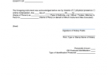 Free Florida Notary Acknowledgement - Individual Signing by Mark - PDF - Word